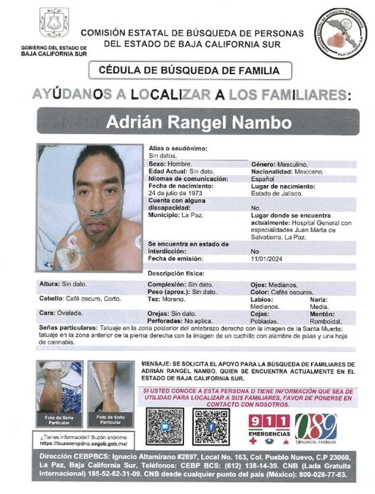 Búsqueda de familiares | Comisión de Búsqueda de Personas del Estado de ...