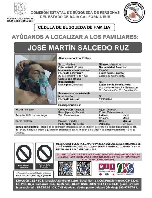 Búsqueda de familiares | Comisión de Búsqueda de Personas del Estado de ...