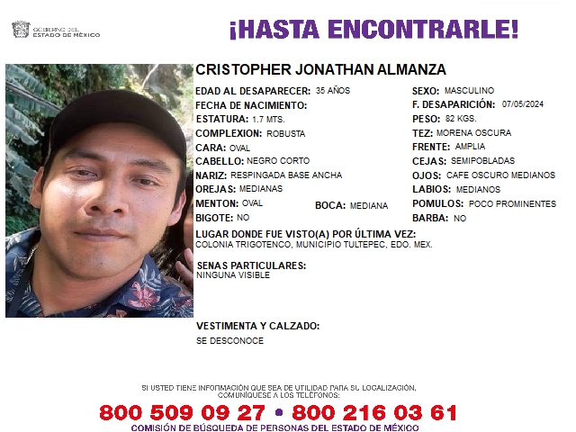 Boletines de personas desaparecidas | Comisión de Búsqueda de Personas ...