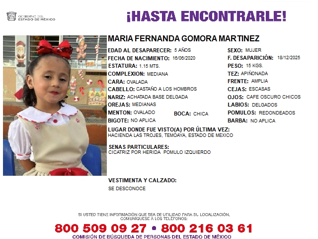 Boletines de personas desaparecidas | Comisión de Búsqueda de Personas ...