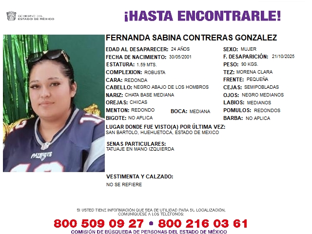 Boletines de personas desaparecidas | Comisión de Búsqueda de Personas ...