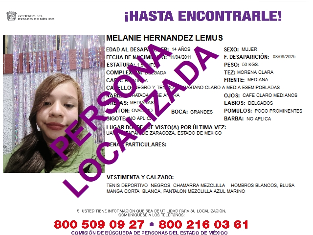 Boletines de personas localizadas | Comisión de Búsqueda de Personas ...