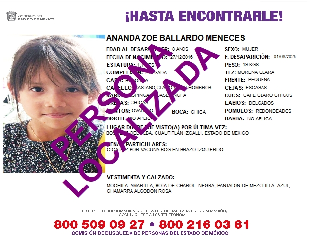 Boletines de personas localizadas | Comisión de Búsqueda de Personas ...